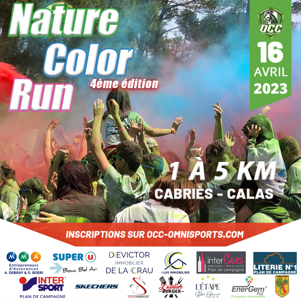 Nature Color Run 2023 – OCC – Olympique Cabriès Calas