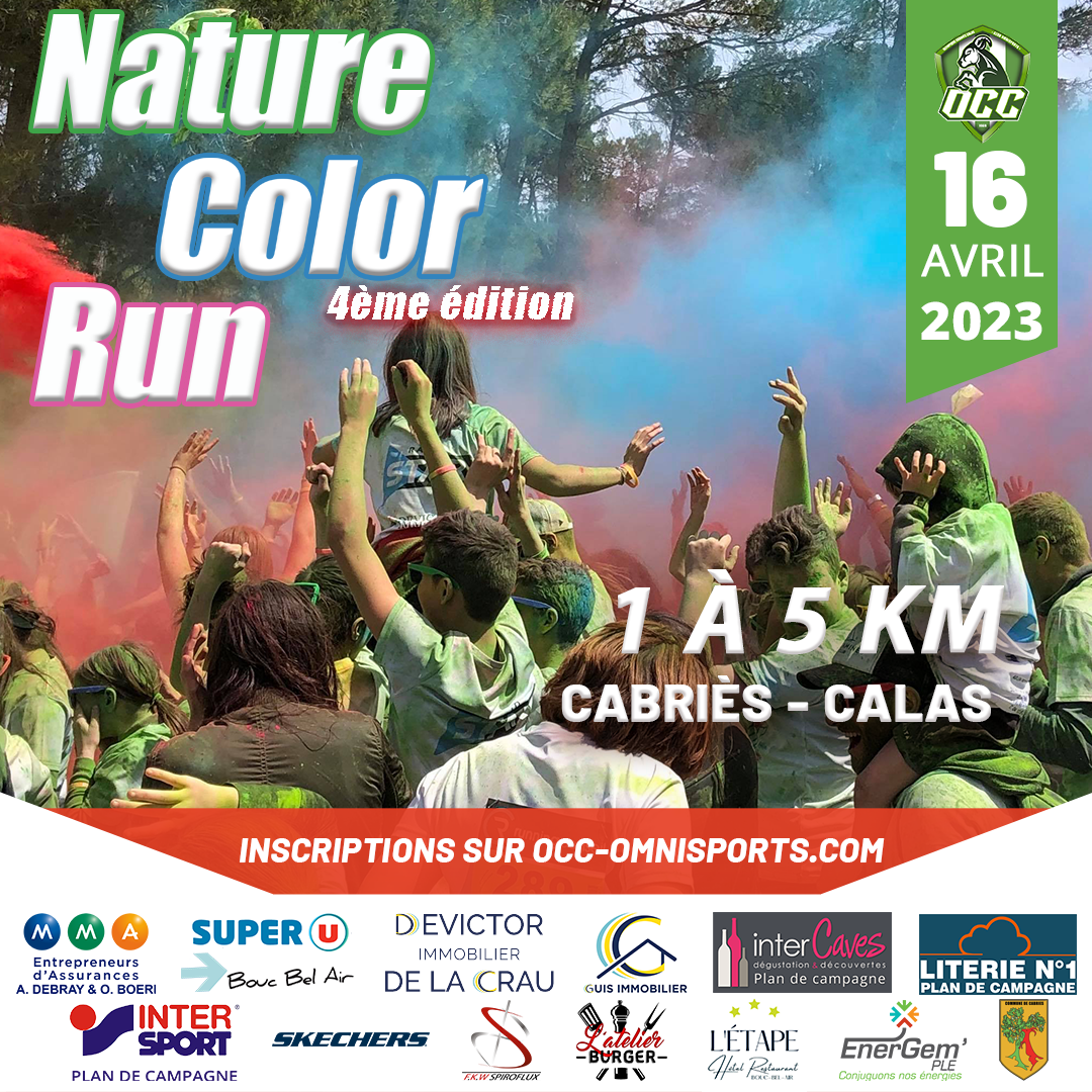 Nature Color Run – OCC – Olympique Cabriès Calas
